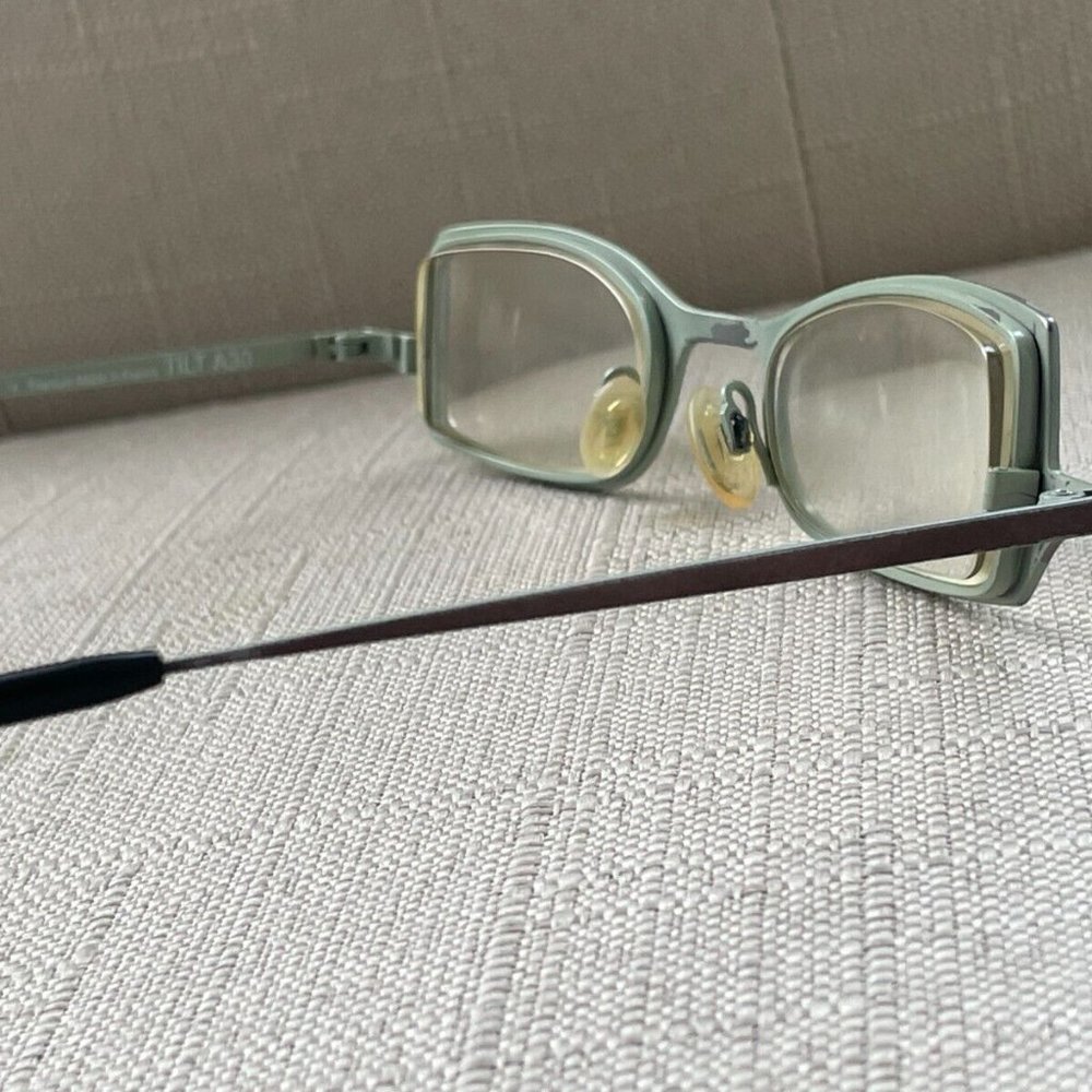 Anne Et Valentin Vintage Eyeglasses Frame Tilt A30 Ti… - Gem
